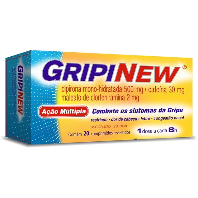 Gripinew 20 Comprimidos - Farmacia Indiana