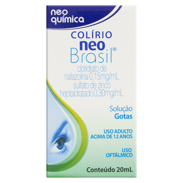 Colírio Neo Brasil 20ml - Farmácia Indiana - Farmacia Indiana