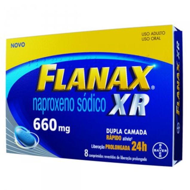 Flanax 660mg 8 Comprimidos - Farmacia Indiana