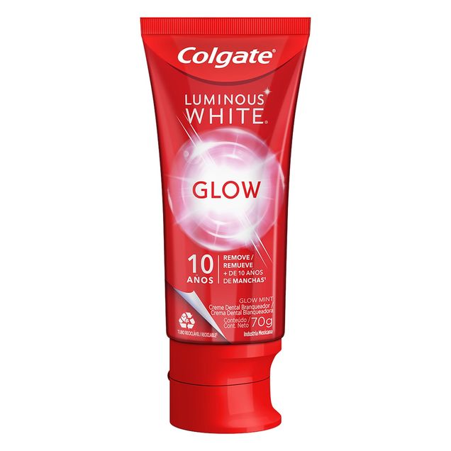 Creme Dental Colgate Luminous White Glow Mint 70g|Farmácia Indiana ...