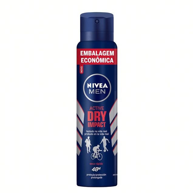 Desodorante Nivea Aero Dry Impact Men Aero 200ml - Farmacia Indiana